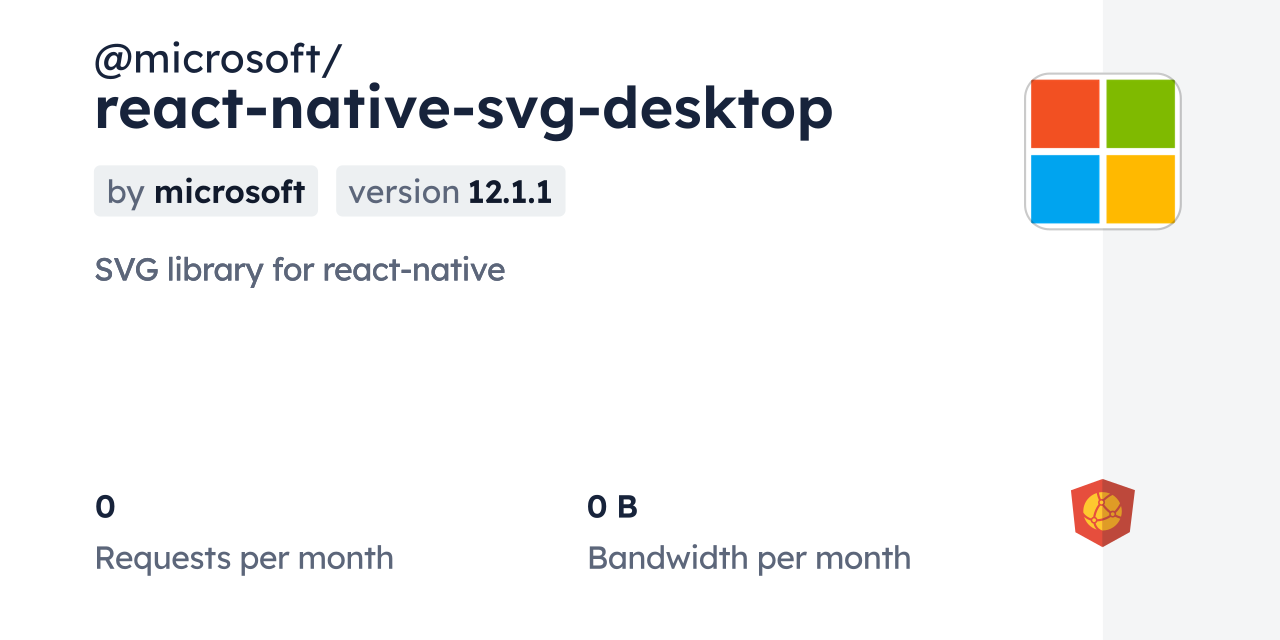 @microsoft/react-native-svg-desktop CDN by jsDelivr - A CDN for npm and GitHub
