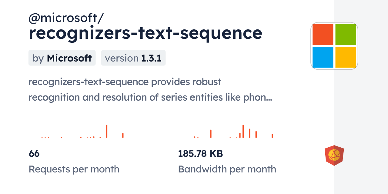 @microsoft/recognizers-text-sequence CDN by jsDelivr - A CDN for npm and GitHub