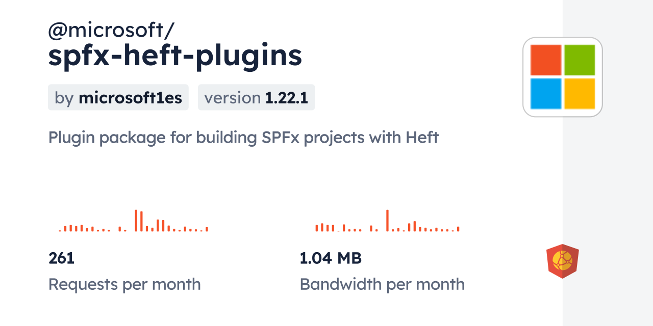 @microsoft/spfx-heft-plugins CDN by jsDelivr - A CDN for npm and GitHub