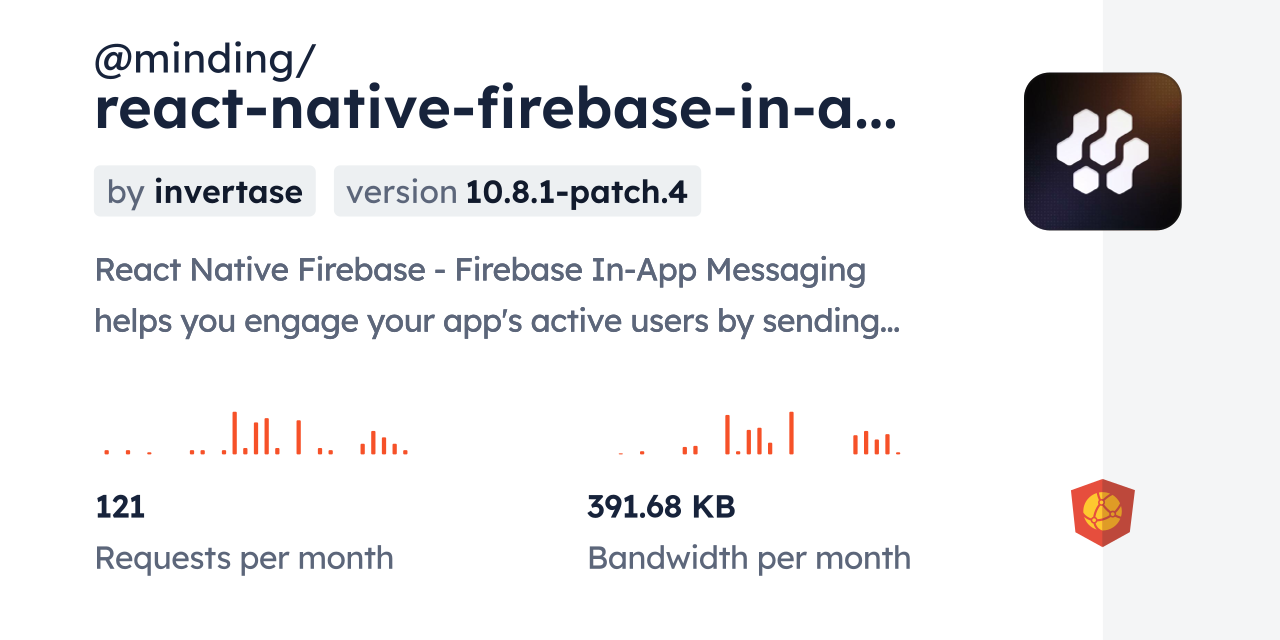 @minding/react-native-firebase-in-app-messaging CDN by jsDelivr - A CDN for npm and GitHub