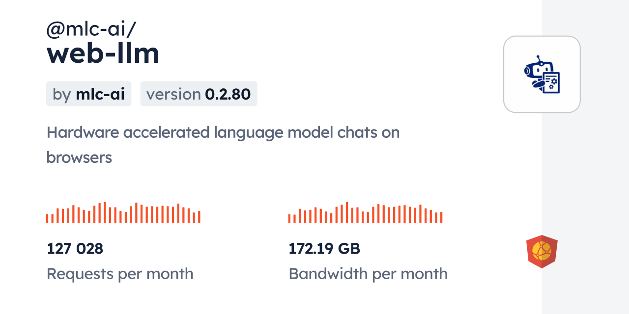 @mlc-ai/web-llm CDN by jsDelivr - A CDN for npm and GitHub