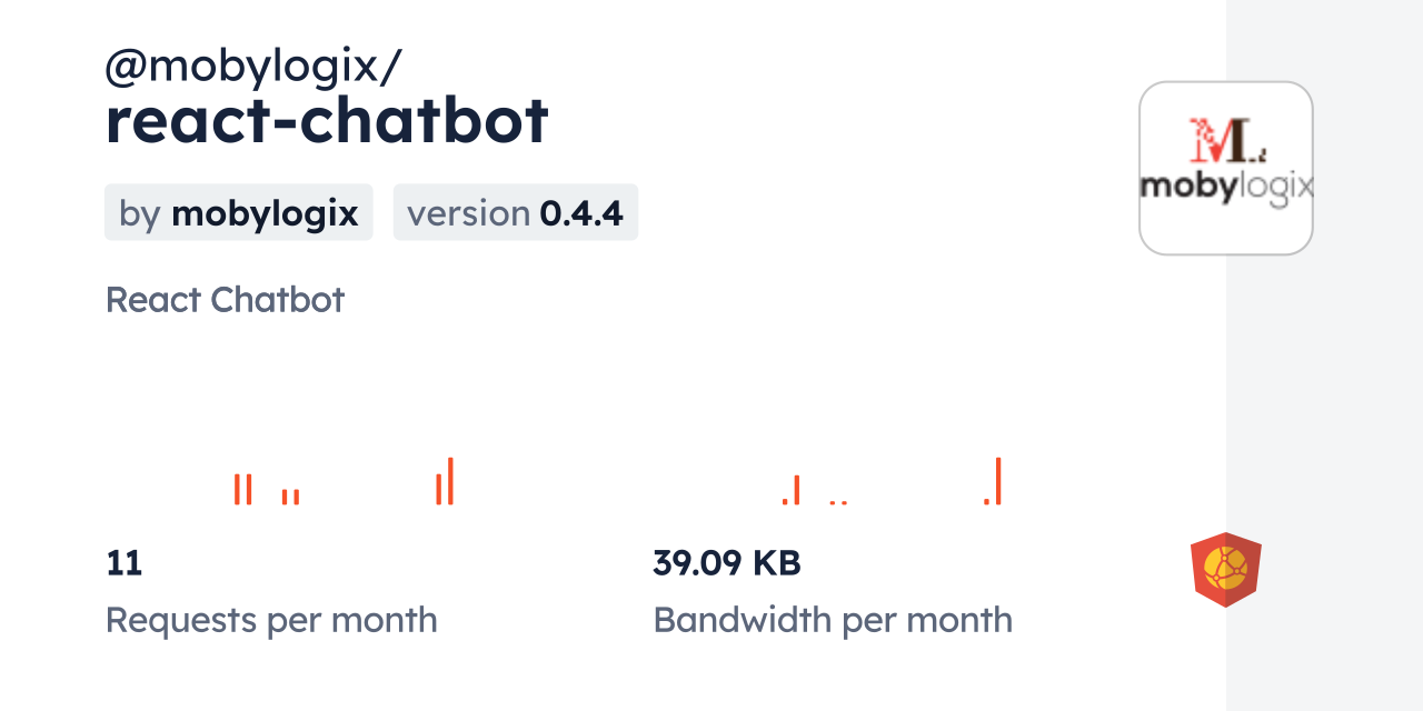 @mobylogix/react-chatbot CDN by jsDelivr - A CDN for npm and GitHub