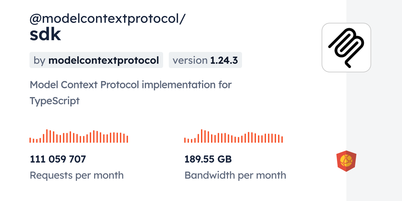 @modelcontextprotocol/sdk CDN by jsDelivr - A CDN for npm and GitHub