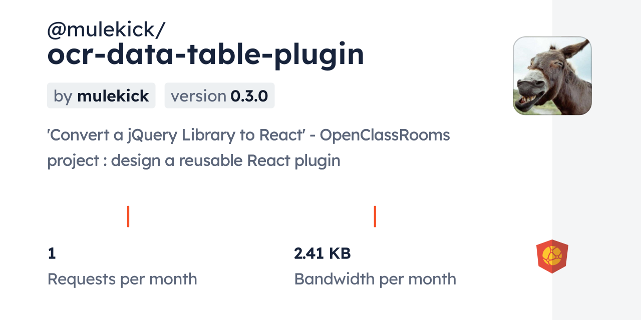 @mulekick/ocr-data-table-plugin CDN by jsDelivr - A CDN for npm and GitHub