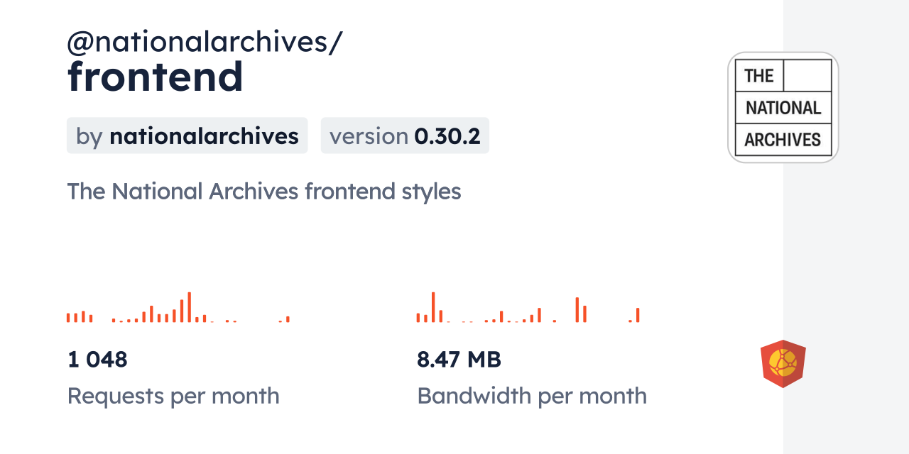 @nationalarchives/frontend CDN by jsDelivr - A CDN for npm and GitHub