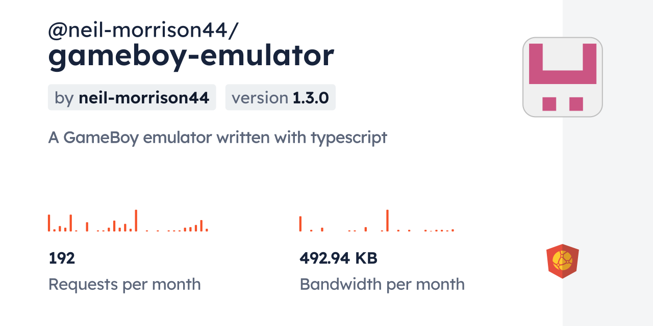 @neil-morrison44/gameboy-emulator CDN by jsDelivr - A CDN for npm and GitHub