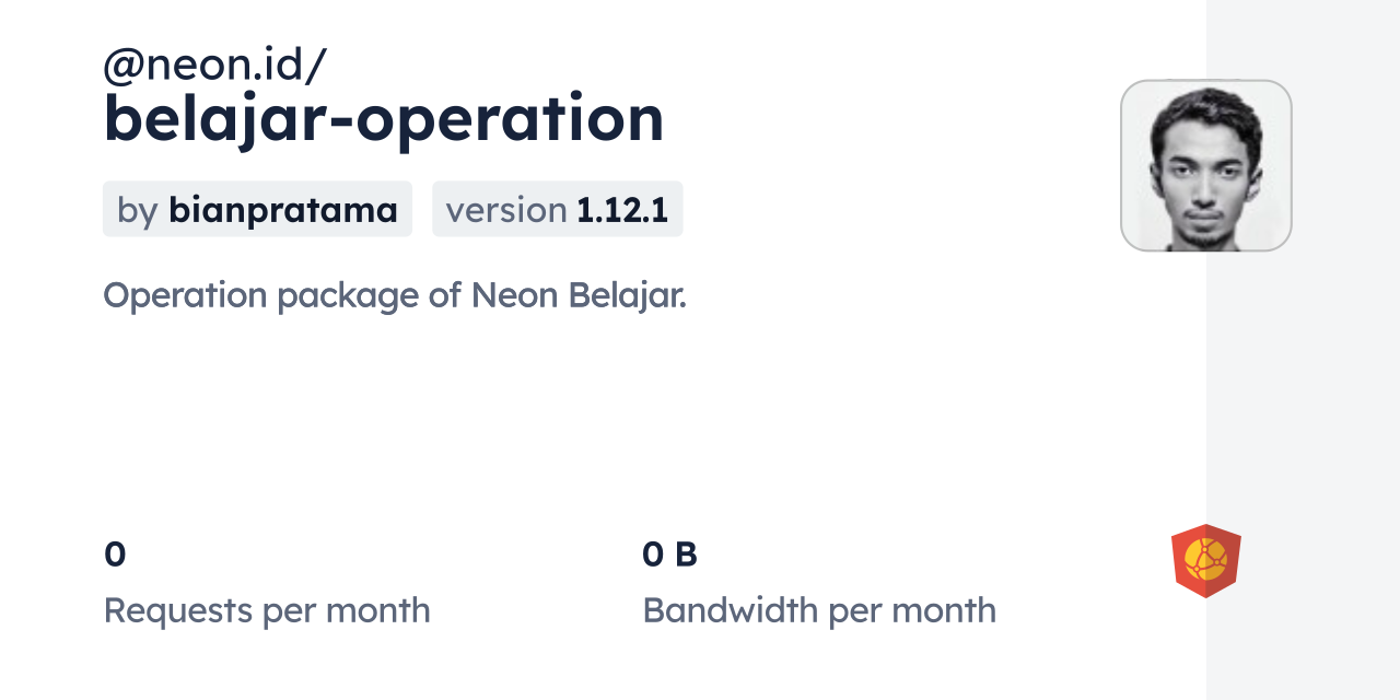@neon.id/belajar-operation CDN by jsDelivr - A CDN for npm and GitHub