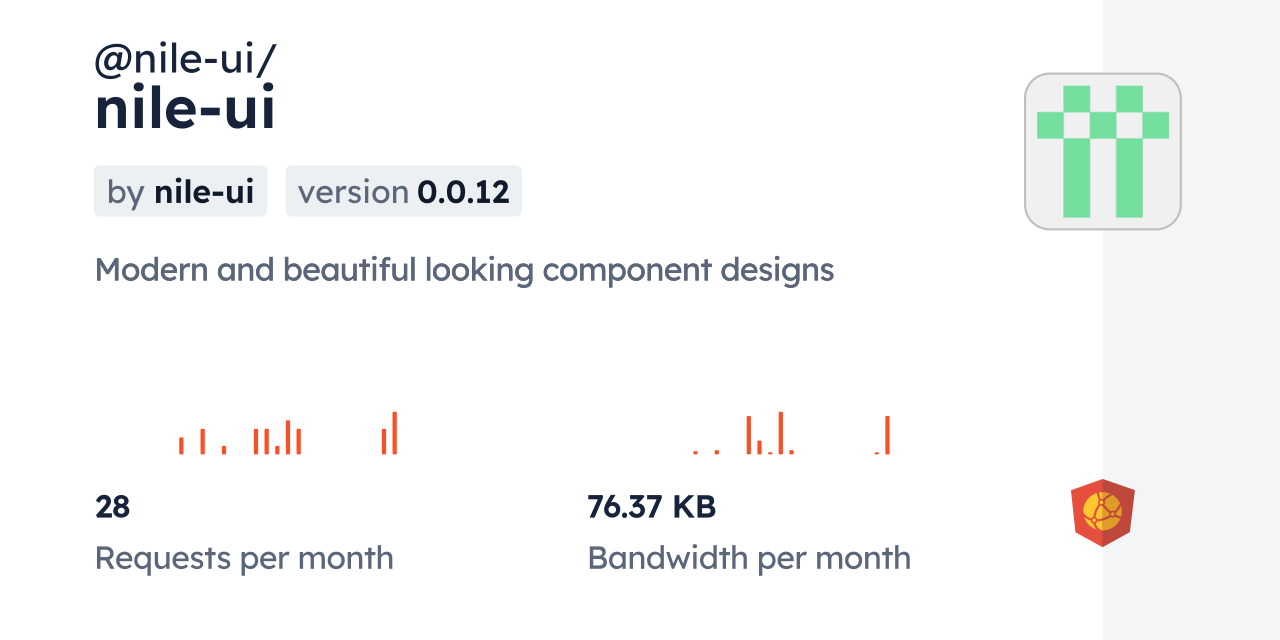 @nile-ui/nile-ui CDN by jsDelivr - A CDN for npm and GitHub