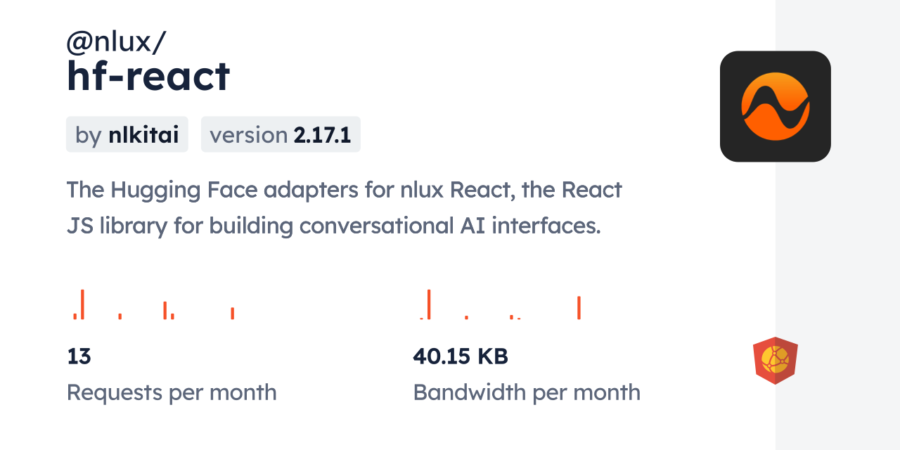 @nlux/hf-react CDN by jsDelivr - A CDN for npm and GitHub