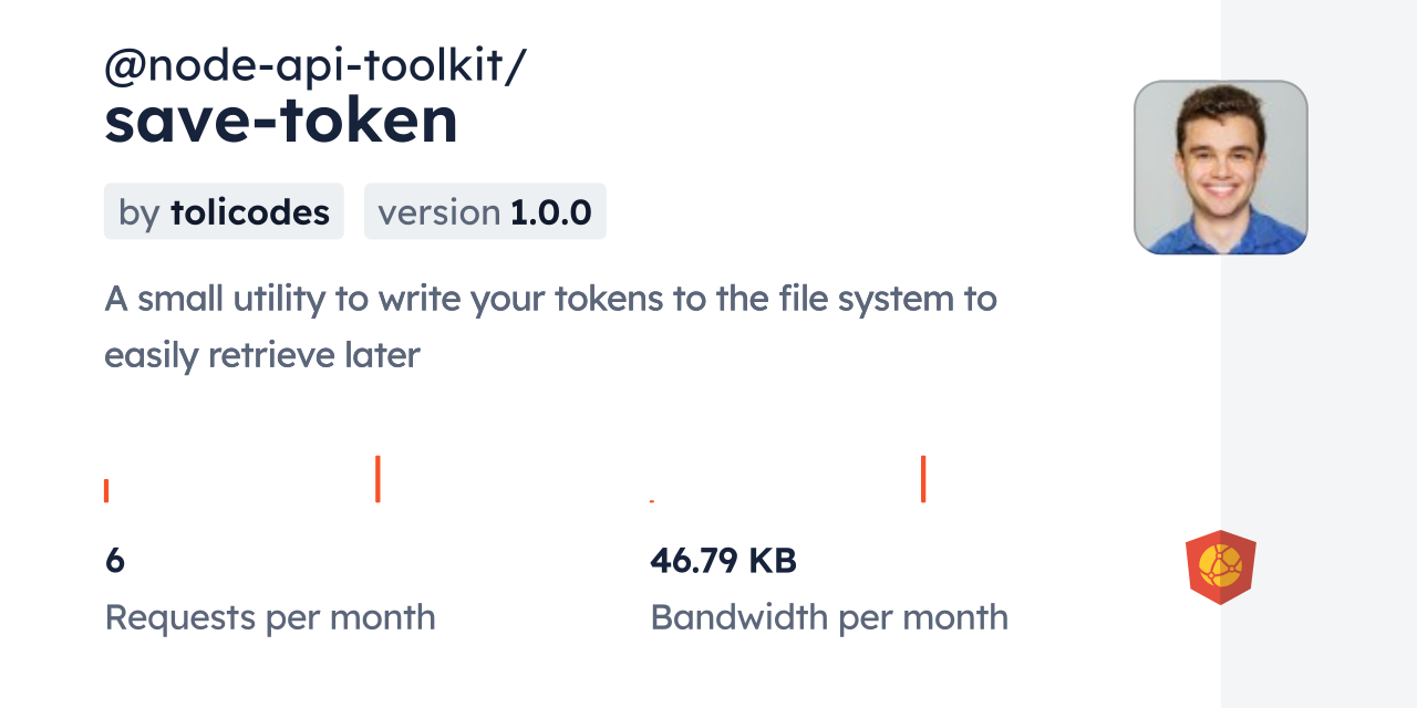 @node-api-toolkit/save-token CDN by jsDelivr - A CDN for npm and GitHub