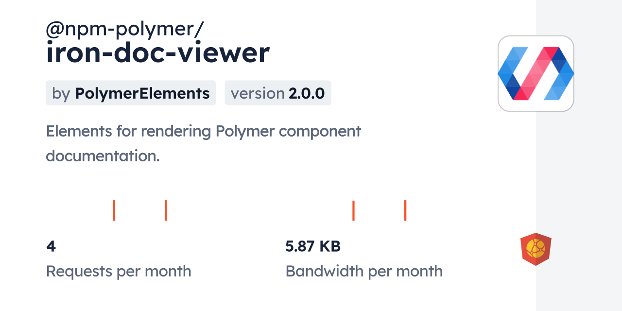 @npm-polymer/iron-doc-viewer CDN by jsDelivr - A CDN for npm and GitHub