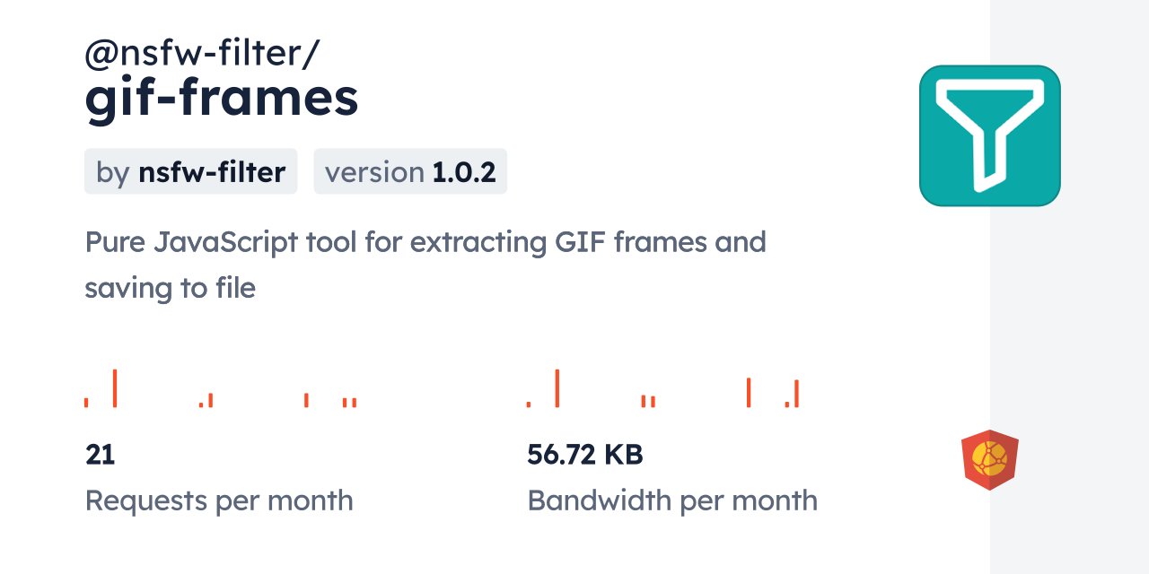 @nsfw-filter/gif-frames CDN by jsDelivr - A CDN for npm and GitHub