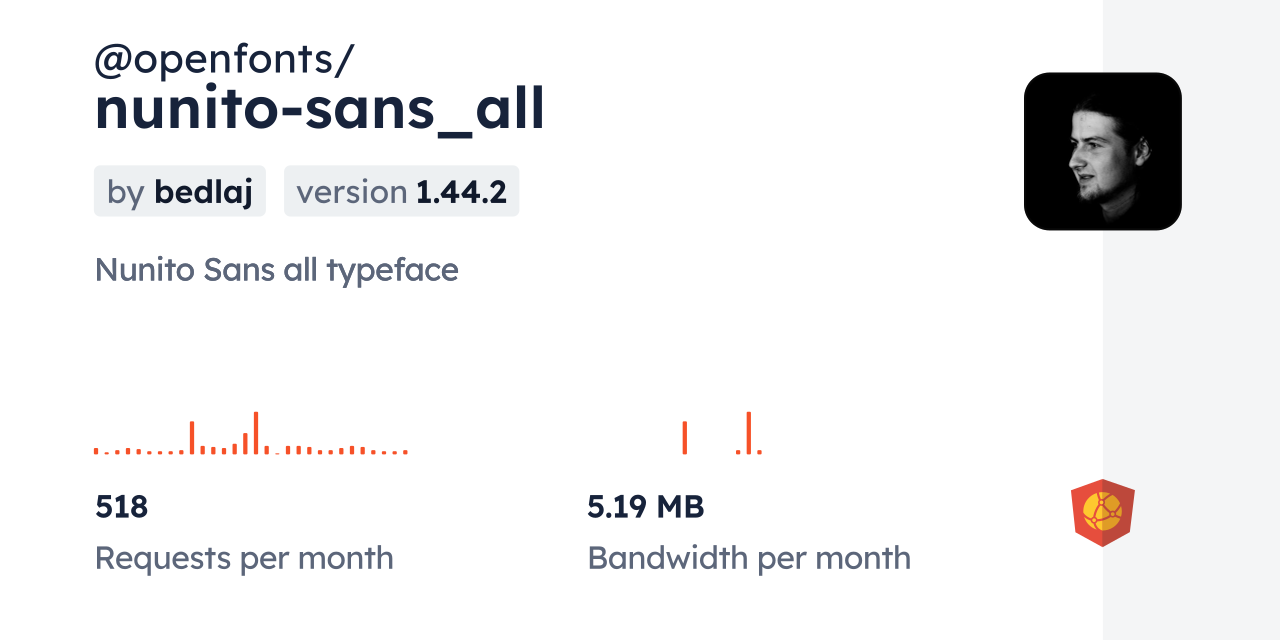 @openfonts/nunito-sans_all CDN by jsDelivr - A CDN for npm and GitHub
