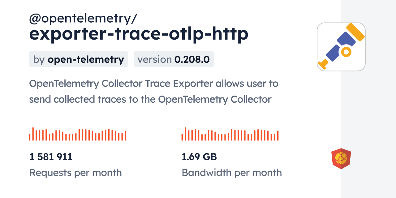 @opentelemetry/exporter-trace-otlp-http CDN by jsDelivr - A CDN for npm and GitHub
