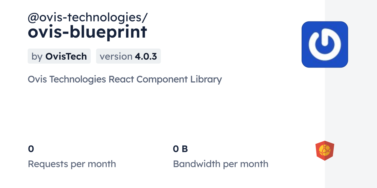 @ovis-technologies/ovis-blueprint CDN by jsDelivr - A CDN for npm and GitHub