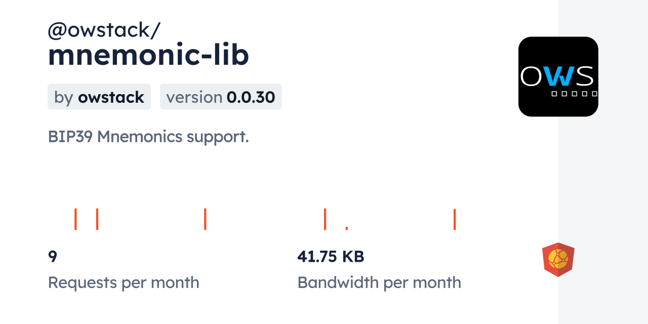 @owstack/mnemonic-lib CDN by jsDelivr - A CDN for npm and GitHub