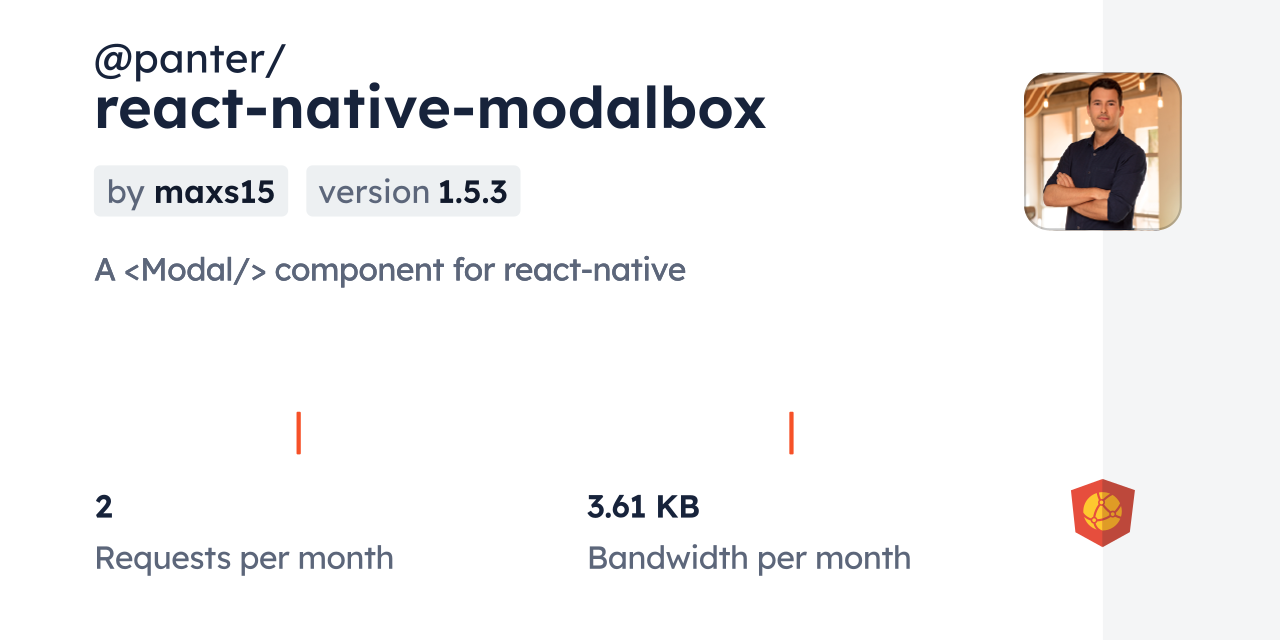 @panter/react-native-modalbox CDN by jsDelivr - A CDN for npm and GitHub