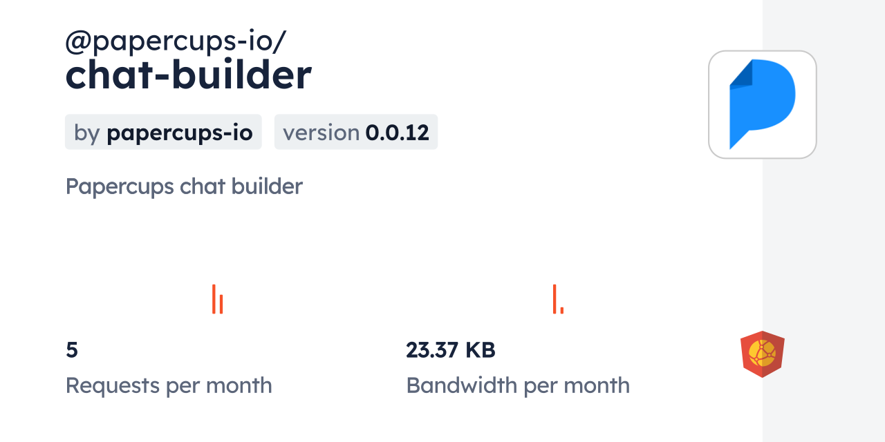 @papercups-io/chat-builder CDN by jsDelivr - A CDN for npm and GitHub