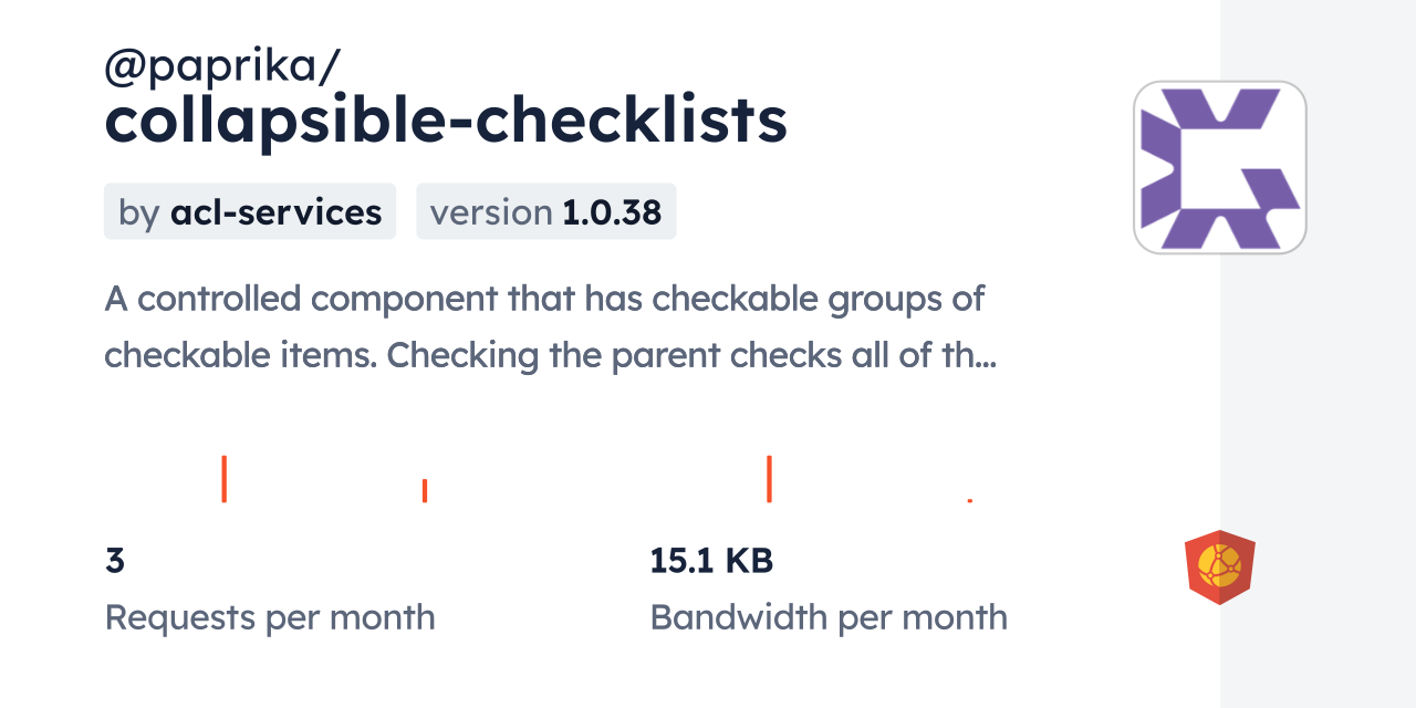 @paprika/collapsible-checklists CDN by jsDelivr - A CDN for npm and GitHub