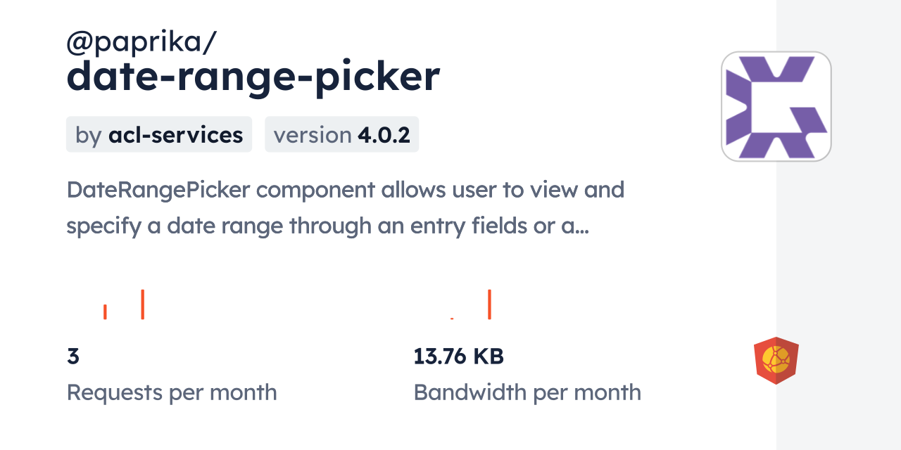@paprika/date-range-picker CDN by jsDelivr - A CDN for npm and GitHub