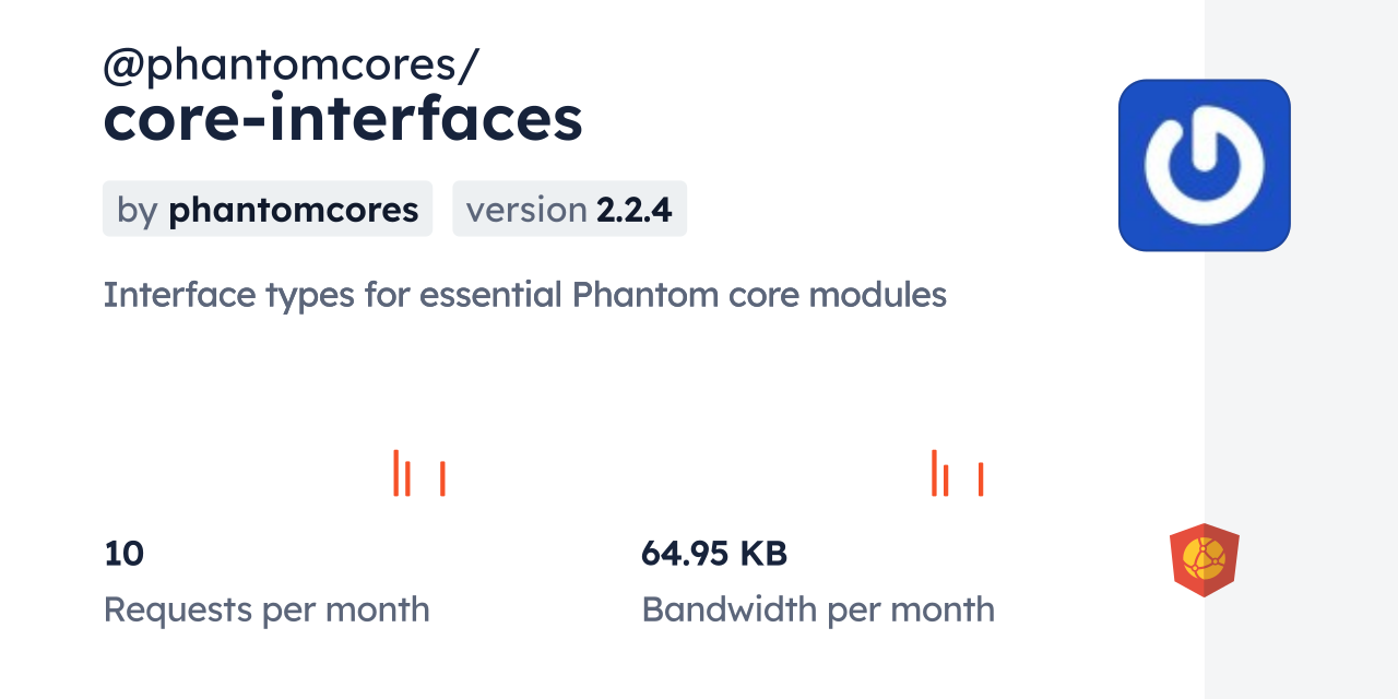 @phantomcores/core-interfaces CDN by jsDelivr - A CDN for npm and GitHub