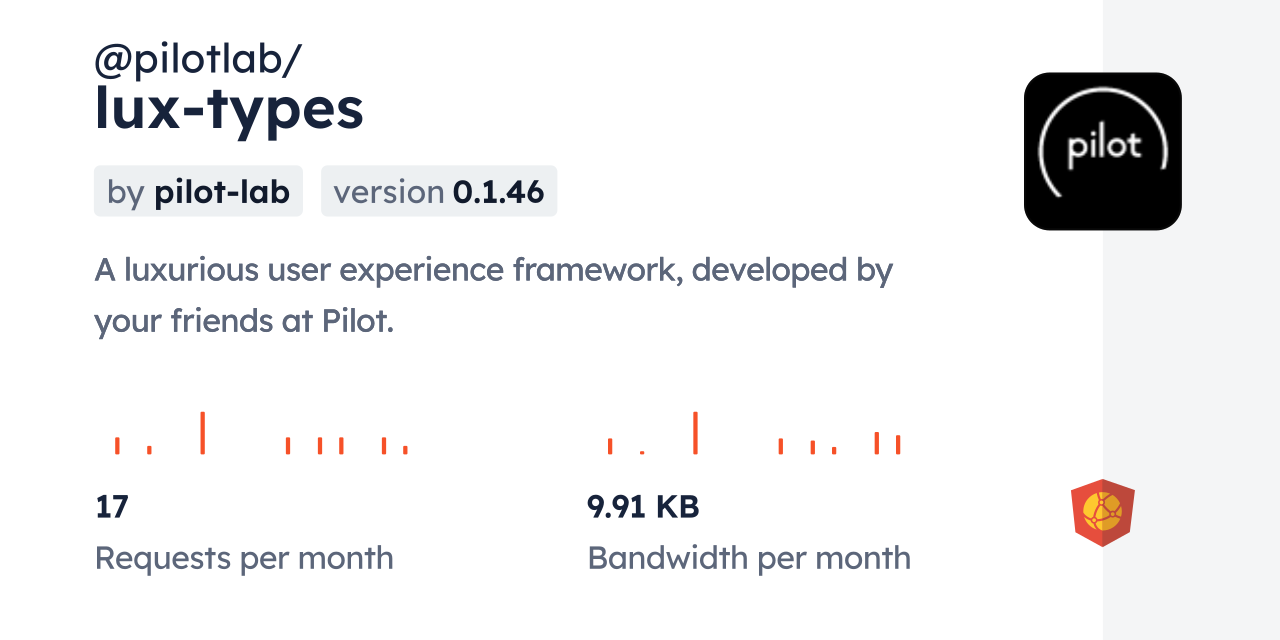 @pilotlab/lux-types CDN by jsDelivr - A CDN for npm and GitHub