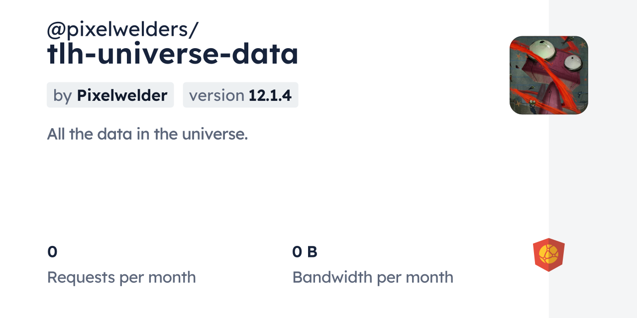 @pixelwelders/tlh-universe-data CDN by jsDelivr - A CDN for npm and GitHub