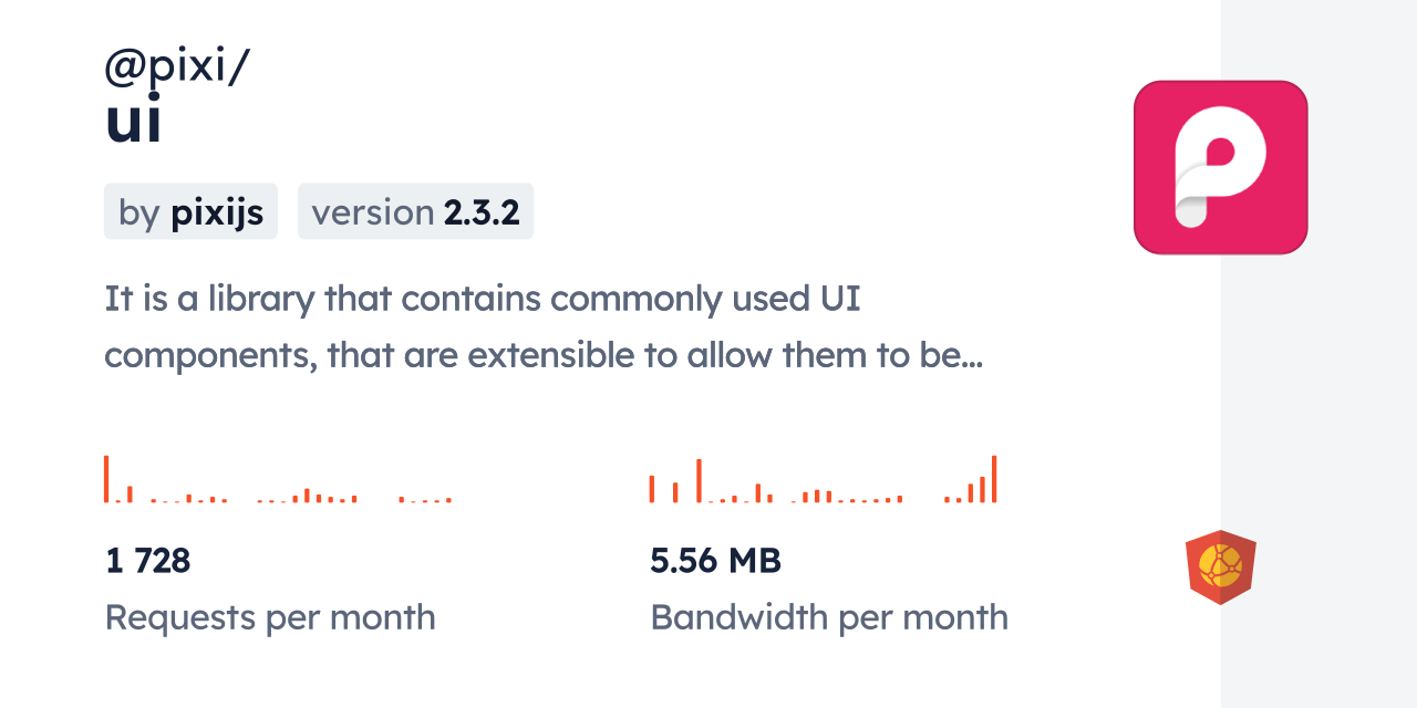 @pixi/ui CDN by jsDelivr - A CDN for npm and GitHub