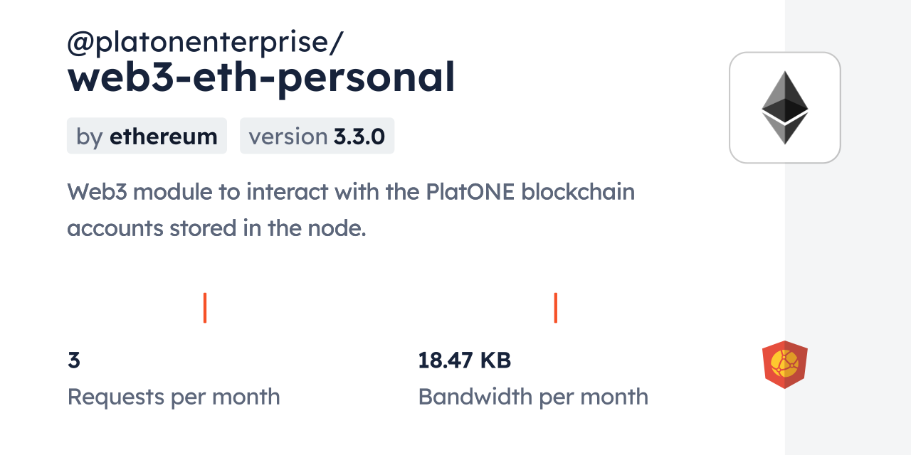 @platonenterprise/web3-eth-personal CDN by jsDelivr - A CDN for npm and ...