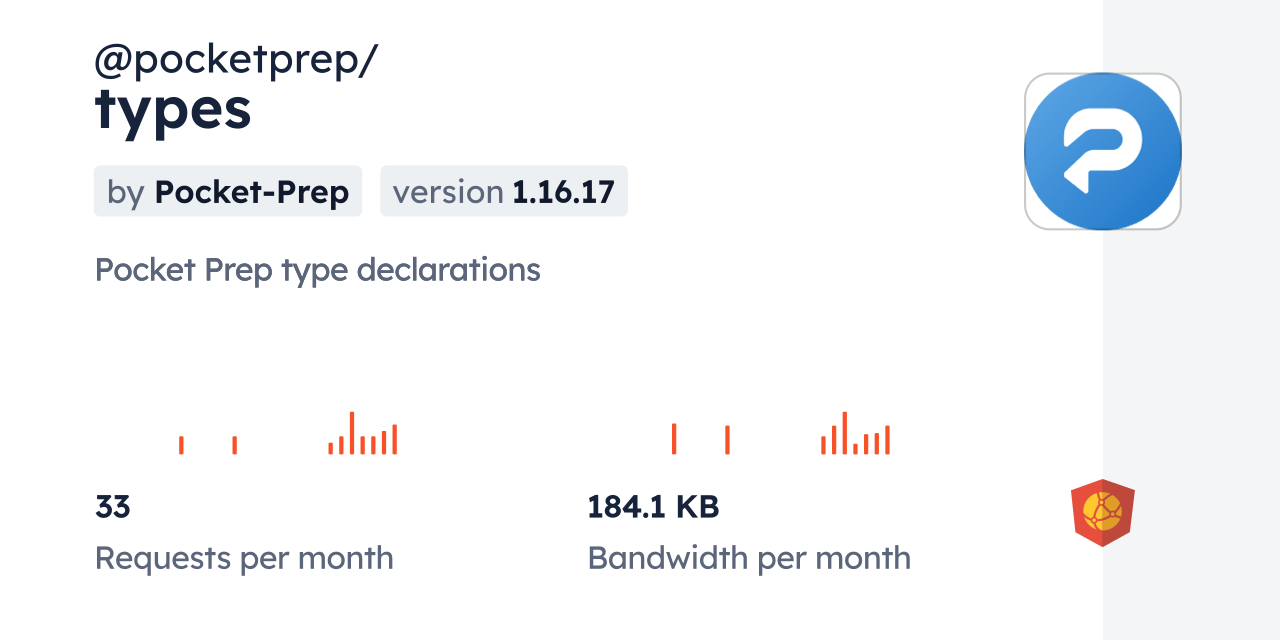 @pocketprep/types CDN by jsDelivr - A CDN for npm and GitHub