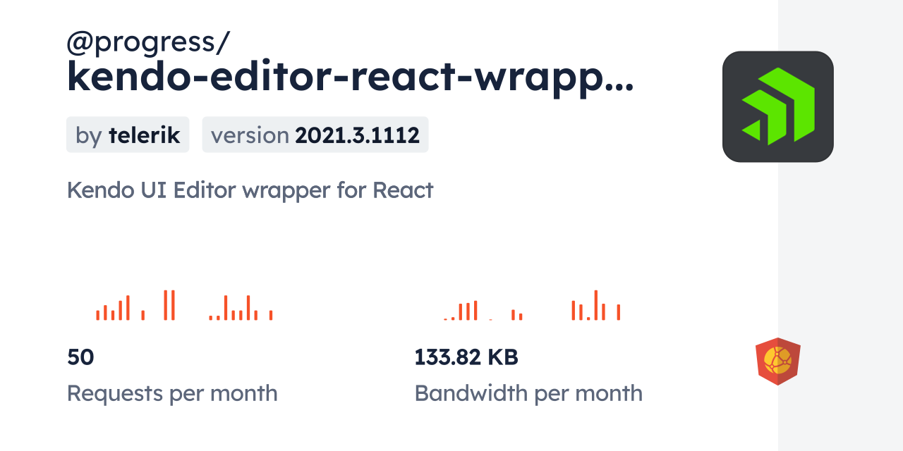 @progress/kendo-editor-react-wrapper CDN by jsDelivr - A CDN for npm and GitHub