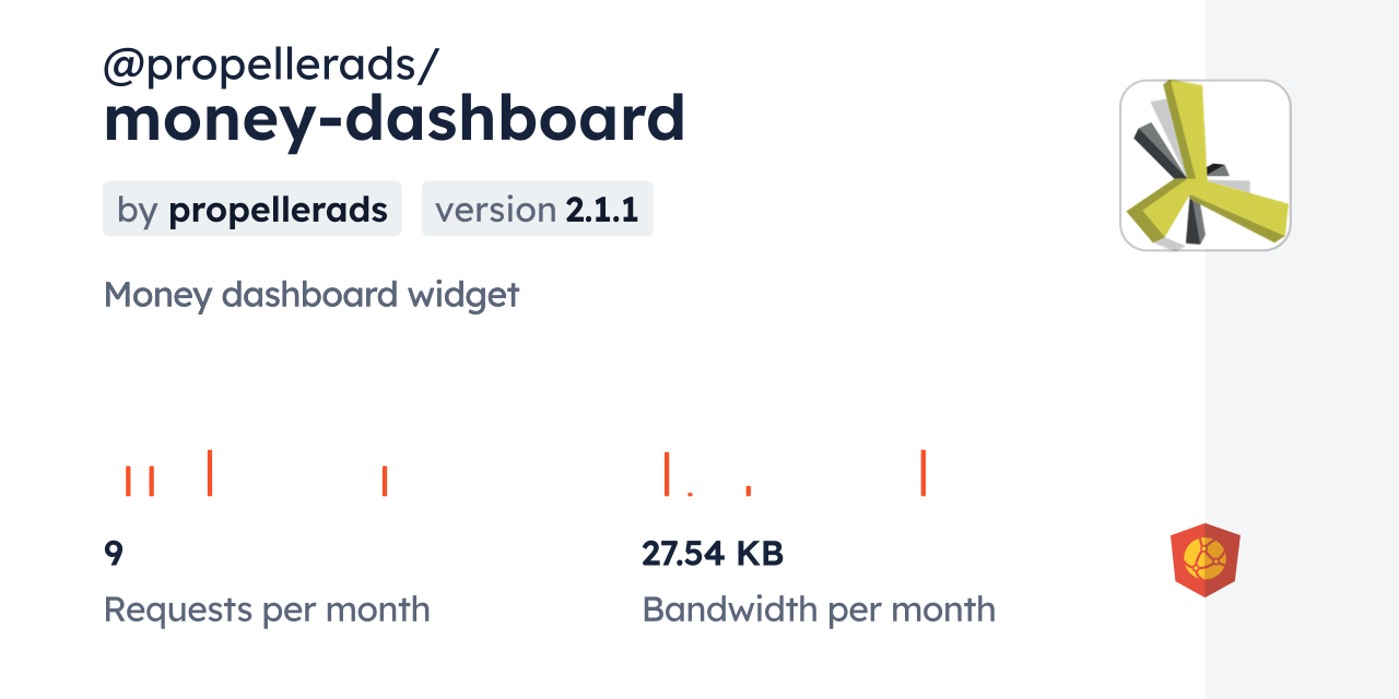 @propellerads/money-dashboard CDN by jsDelivr - A CDN for npm and GitHub