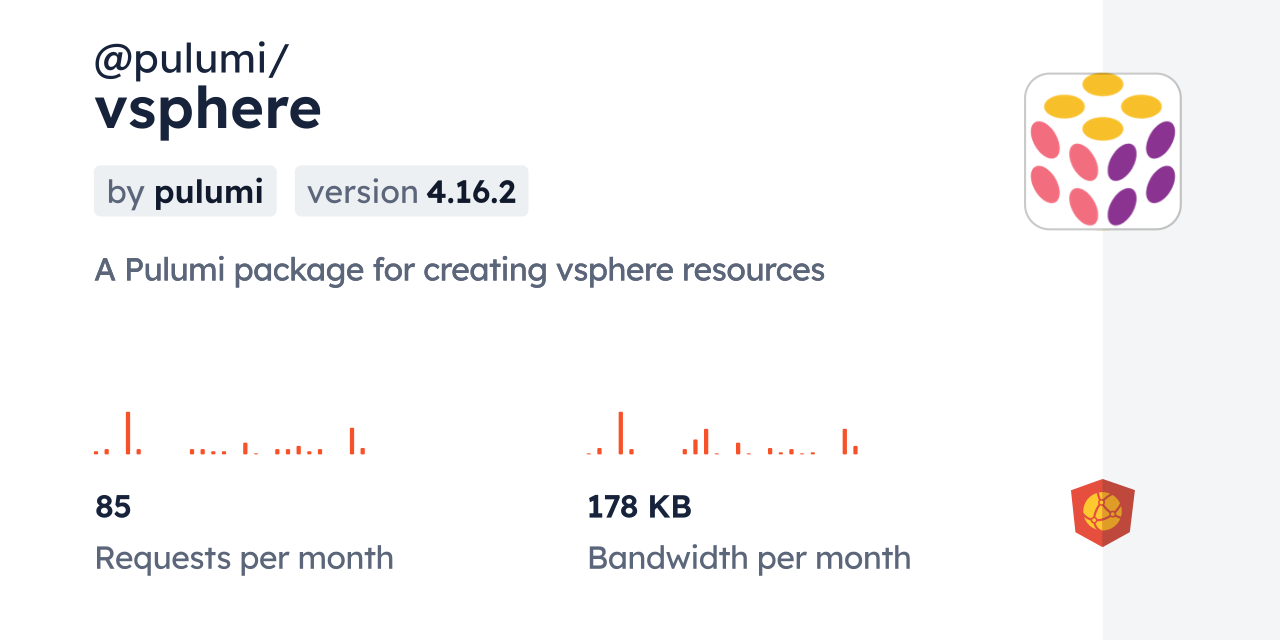 @pulumi/vsphere CDN by jsDelivr - A CDN for npm and GitHub