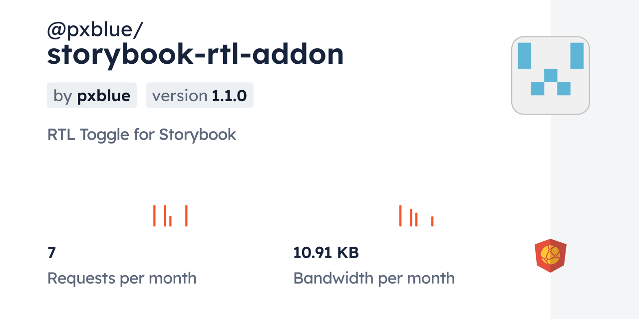 @pxblue/storybook-rtl-addon CDN by jsDelivr - A CDN for npm and GitHub