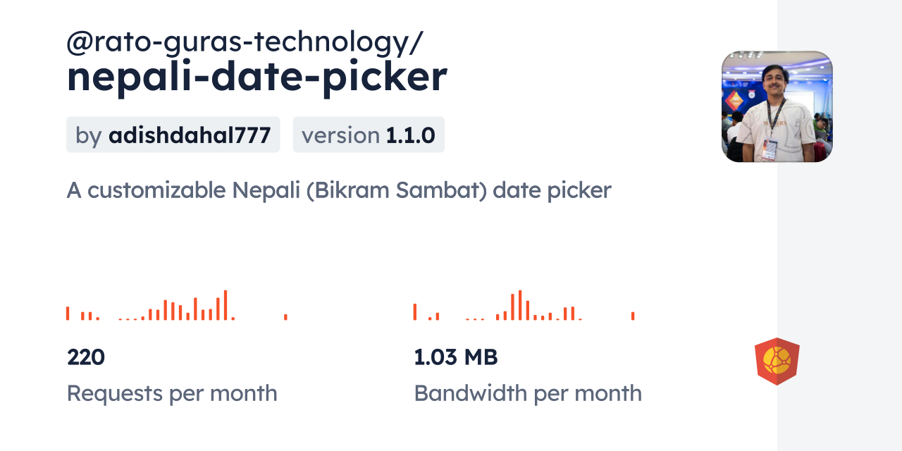 @rato-guras-technology/nepali-date-picker CDN by jsDelivr - A CDN for npm and GitHub