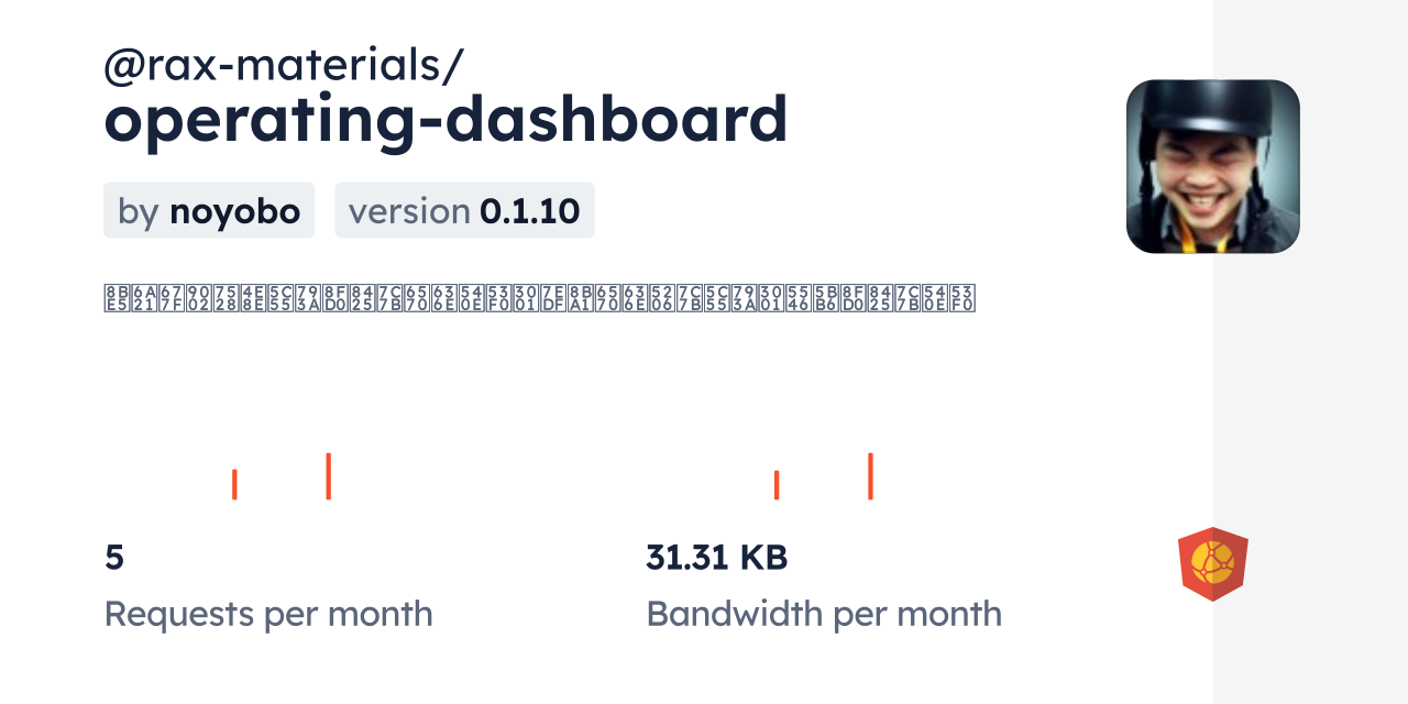 @rax-materials/operating-dashboard CDN by jsDelivr - A CDN for npm and GitHub