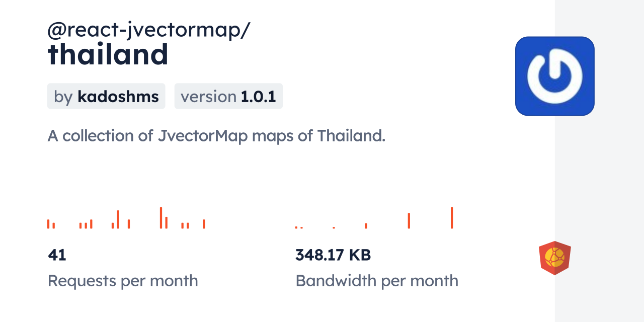 @react-jvectormap/thailand CDN by jsDelivr - A CDN for npm and GitHub