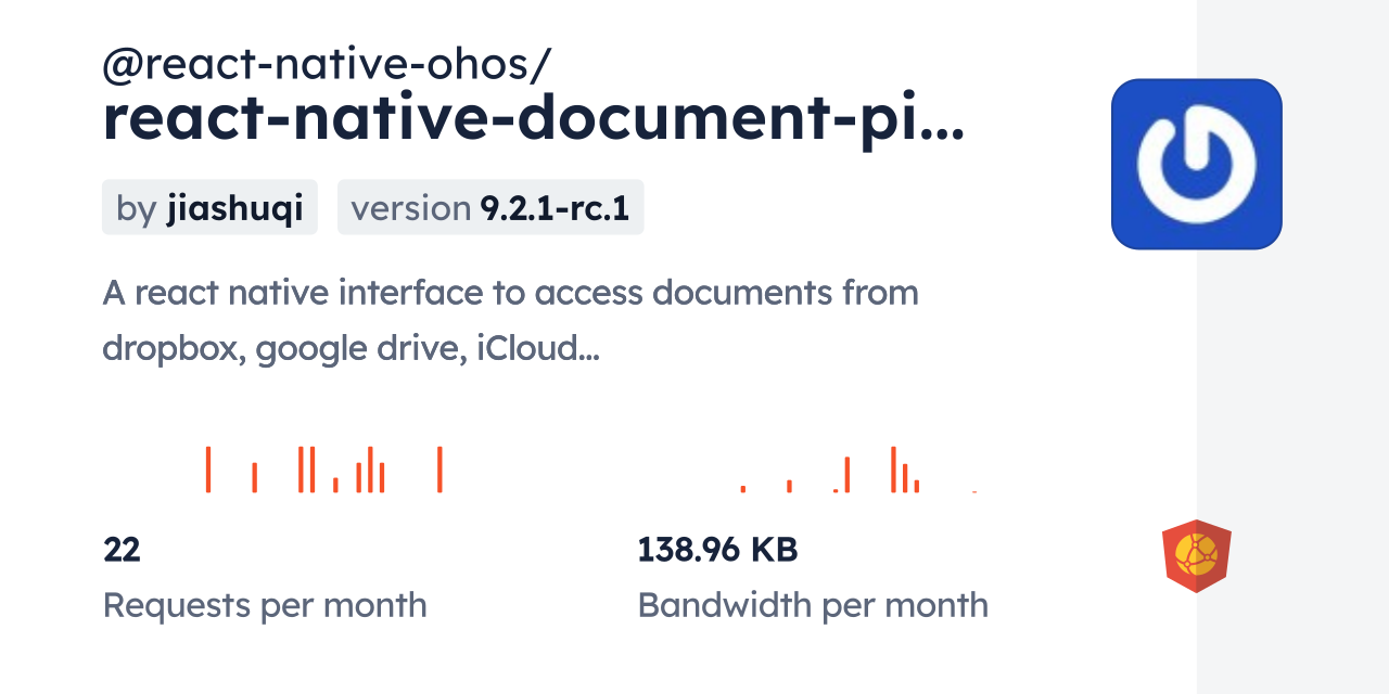 @react-native-ohos/react-native-document-picker CDN by jsDelivr - A CDN for npm and GitHub