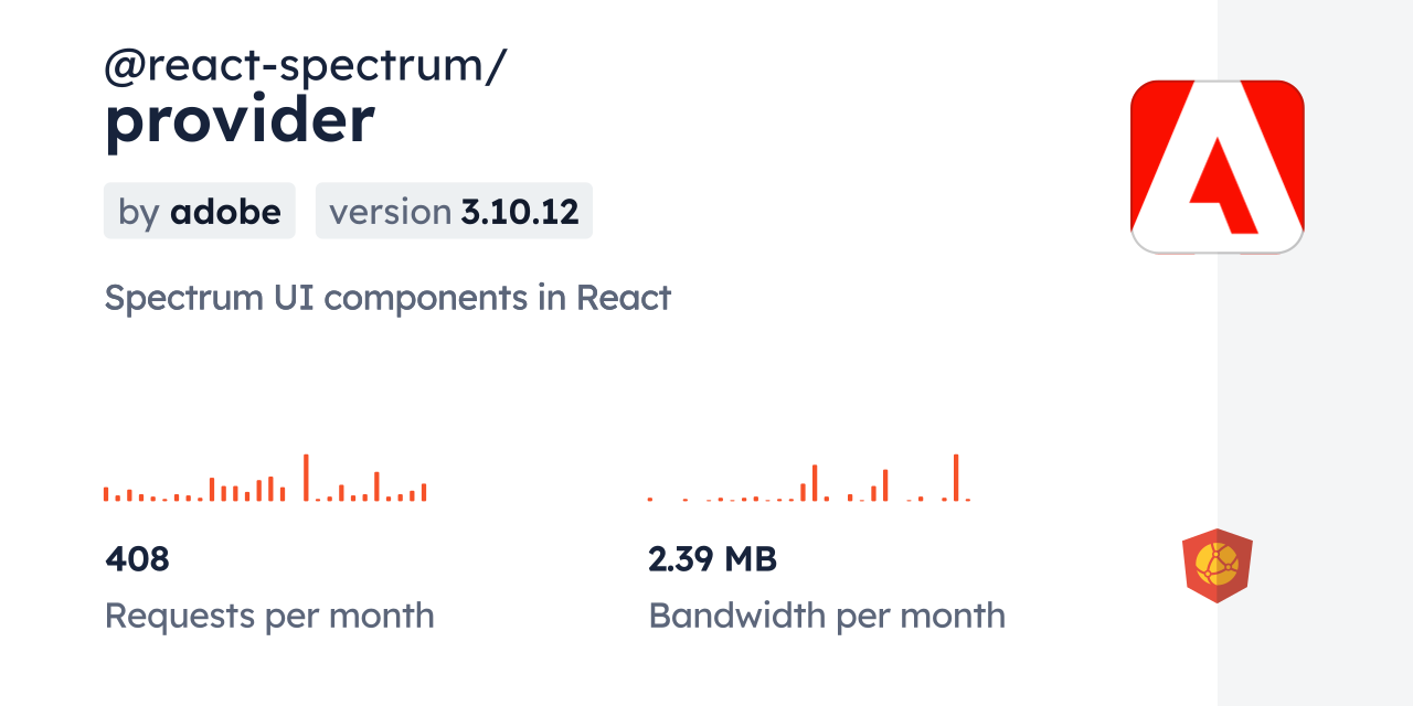 @react-spectrum/provider CDN by jsDelivr - A CDN for npm and GitHub