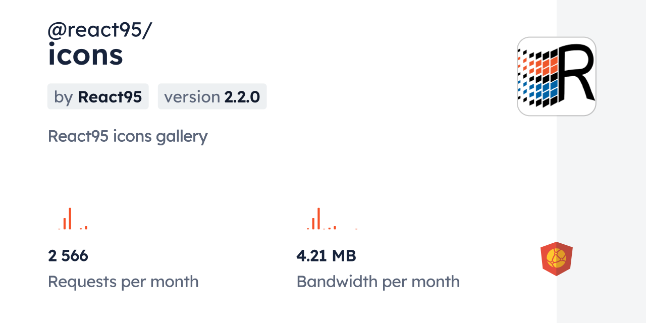 @react95/icons CDN by jsDelivr - A CDN for npm and GitHub