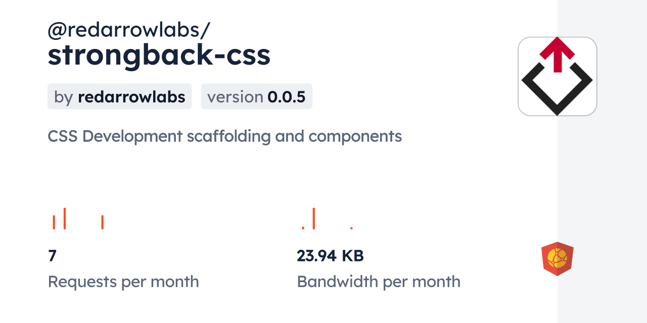 @redarrowlabs/strongback-css CDN by jsDelivr - A CDN for npm and GitHub