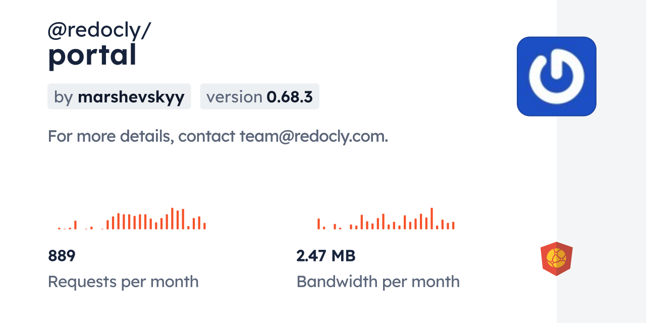 @redocly/portal CDN by jsDelivr - A CDN for npm and GitHub