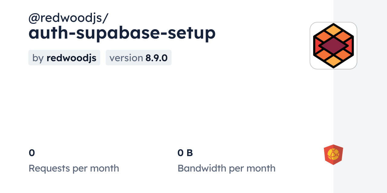 @redwoodjs/auth-supabase-setup CDN by jsDelivr - A CDN for npm and GitHub