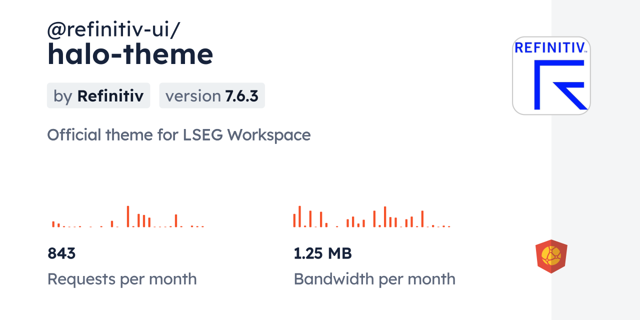 @refinitiv-ui/halo-theme CDN by jsDelivr - A CDN for npm and GitHub