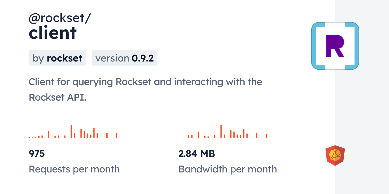 @rockset/client CDN by jsDelivr - A CDN for npm and GitHub
