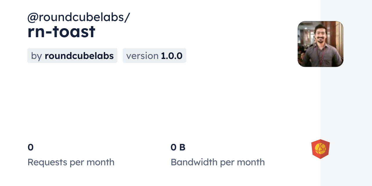 @roundcubelabs/rn-toast CDN by jsDelivr - A CDN for npm and GitHub