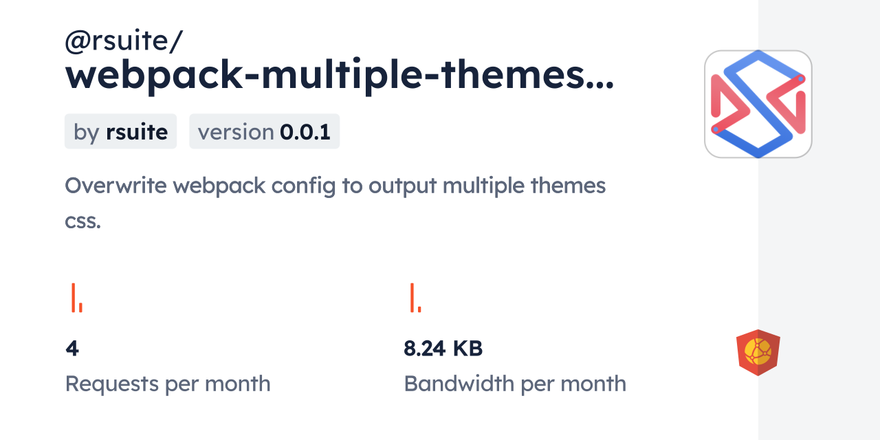 @rsuite/webpack-multiple-themes-compile CDN by jsDelivr - A CDN for npm and GitHub