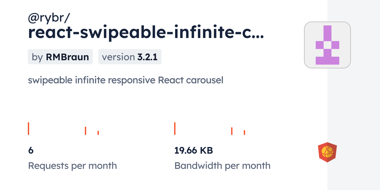 @rybr/react-swipeable-infinite-carousel CDN by jsDelivr - A CDN for npm and GitHub
