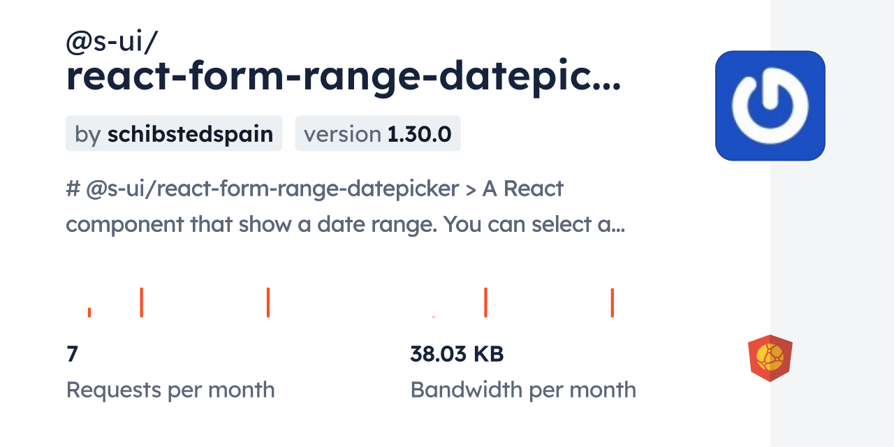 @s-ui/react-form-range-datepicker CDN by jsDelivr - A CDN for npm and ...