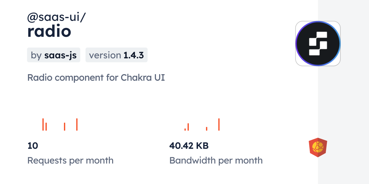 @saas-ui/radio CDN by jsDelivr - A CDN for npm and GitHub